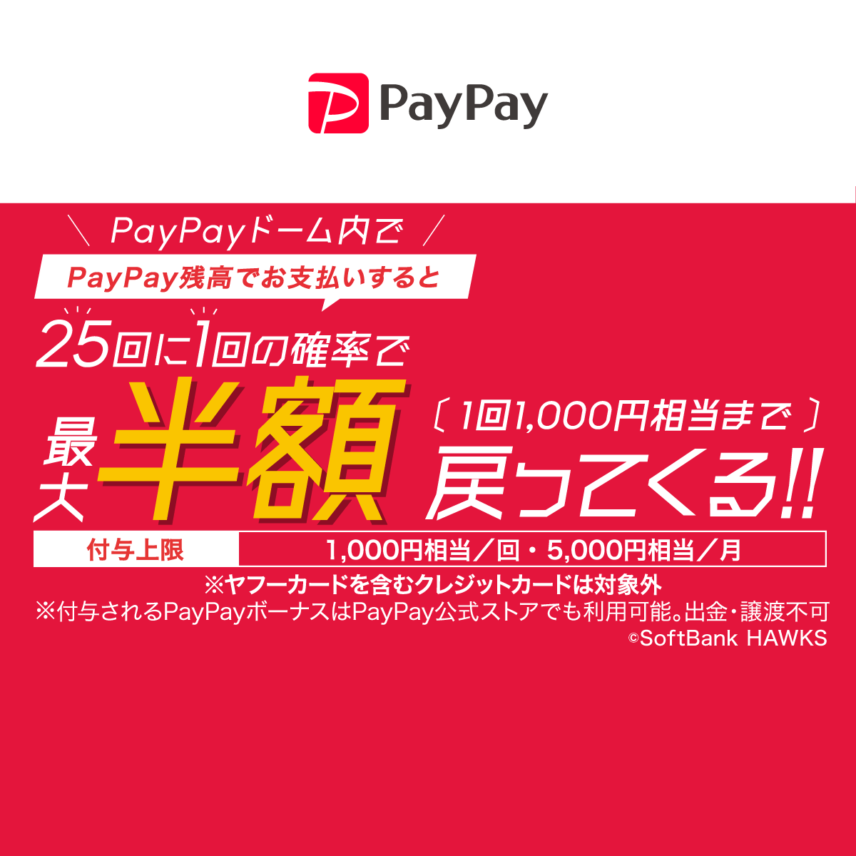 PayPayドームくじ - PayPay